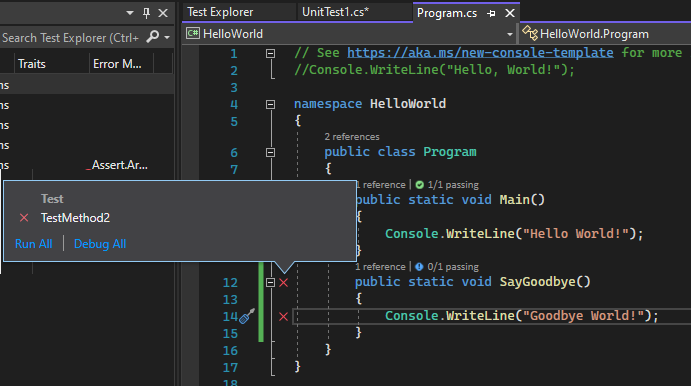 Get started with unit testing - Visual Studio (Windows) | Microsoft Learn Get started with unit testing - Visual Studio (Windows) | Microsoft Learn