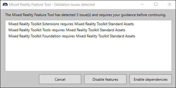 Importing features - Mixed Reality | Microsoft Learn