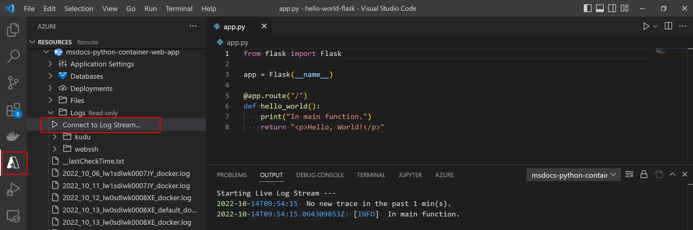 Azure'da Python Container Apps'e genel bakış - Python on Azure | Microsoft Learn