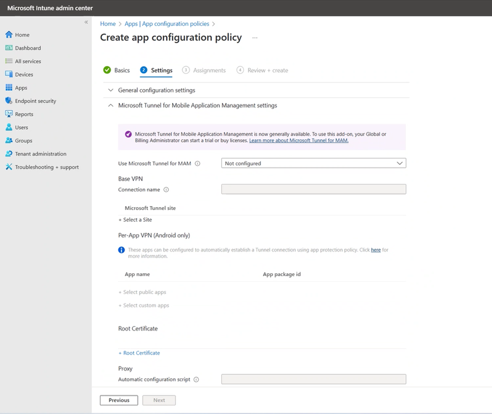 Microsoft Tunnel VPN'i Microsoft Intune kaydı olmayan Android ... Microsoft Tunnel VPN'i Microsoft Intune kaydı olmayan Android ...