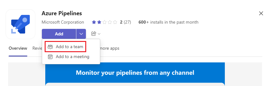 Integrate Azure Pipelines And Microsoft Teams Azure Pipelines Microsoft Learn