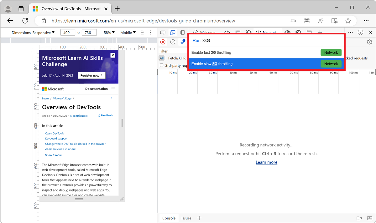 Emulate Mobile Devices Device Emulation Microsoft Edge Developer Documentation Microsoft Learn