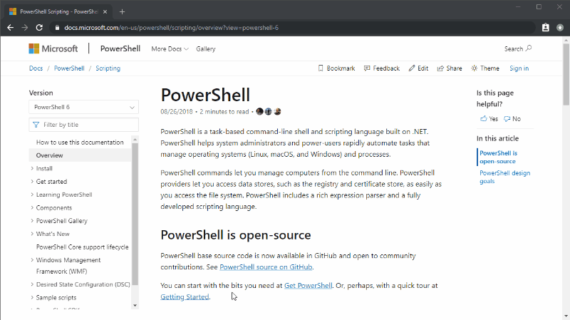 How To Use The Powershell Documentation Powershell Microsoft Learn