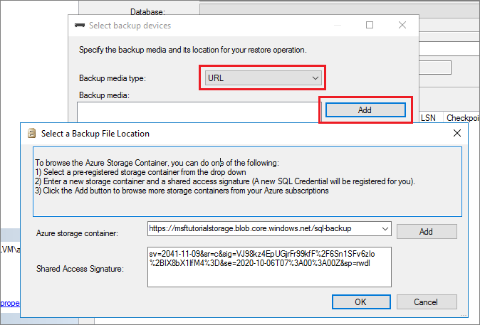 Quickstart Backup And Restore To Azure Blob Storage Sql Server Microsoft Learn