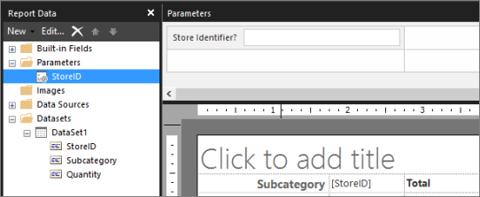 Tutorial Add A Parameter To Your Report Report Builder Sql Server Reporting Services Ssrs