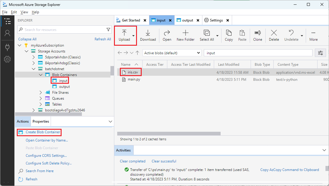 教程:通过 Azure 数据工厂运行 Batch 作业 Azure Batch Microsoft Learn