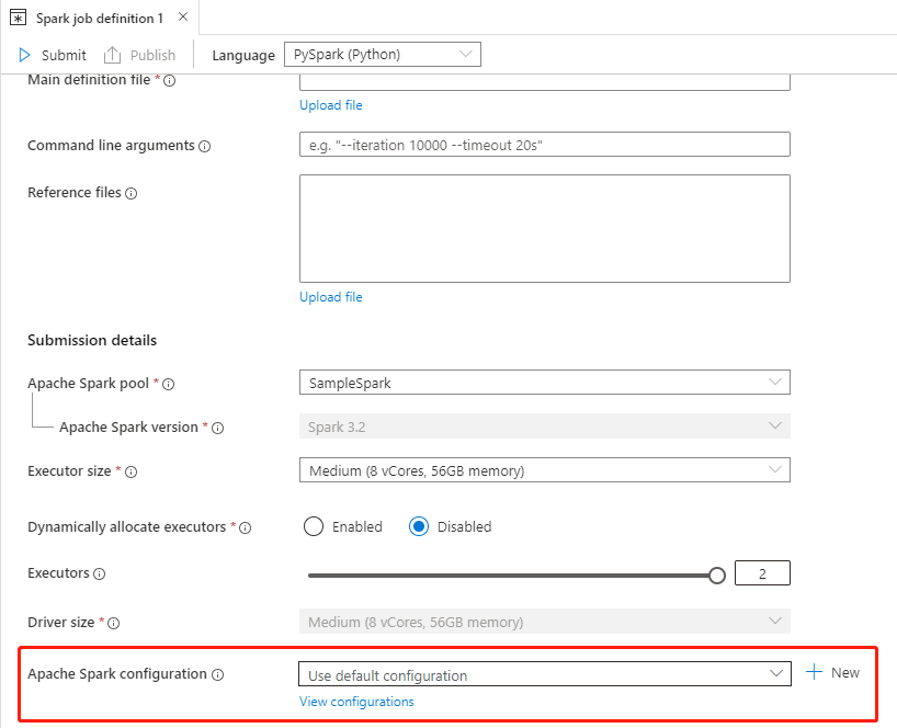 管理 Apache Spark 配置 Azure Synapse Analytics Microsoft Learn
