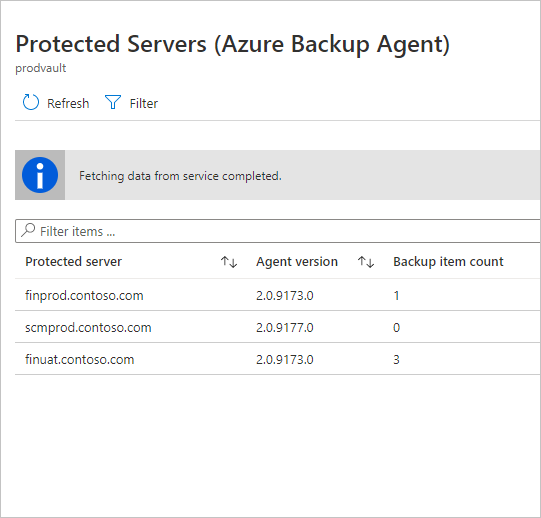 更新适用于 Azure 备份的 Microsoft Azure 恢复服务 Mars 代理 Azure Backup Microsoft Learn