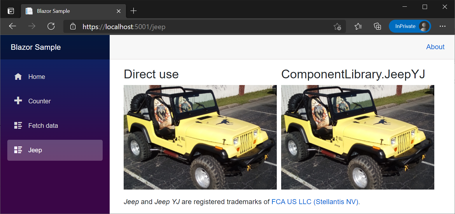 使用 Razor 类库 Rcl 中的 Aspnet Core Razor 组件 Microsoft Learn