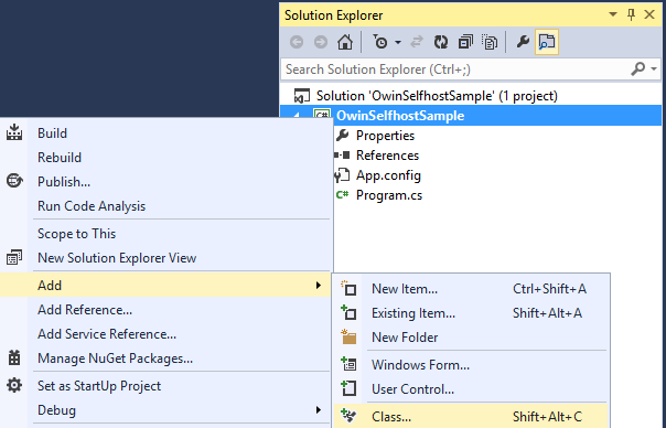 使用 Owin Self Host Aspnet Web Api Aspnet 4x Microsoft Learn