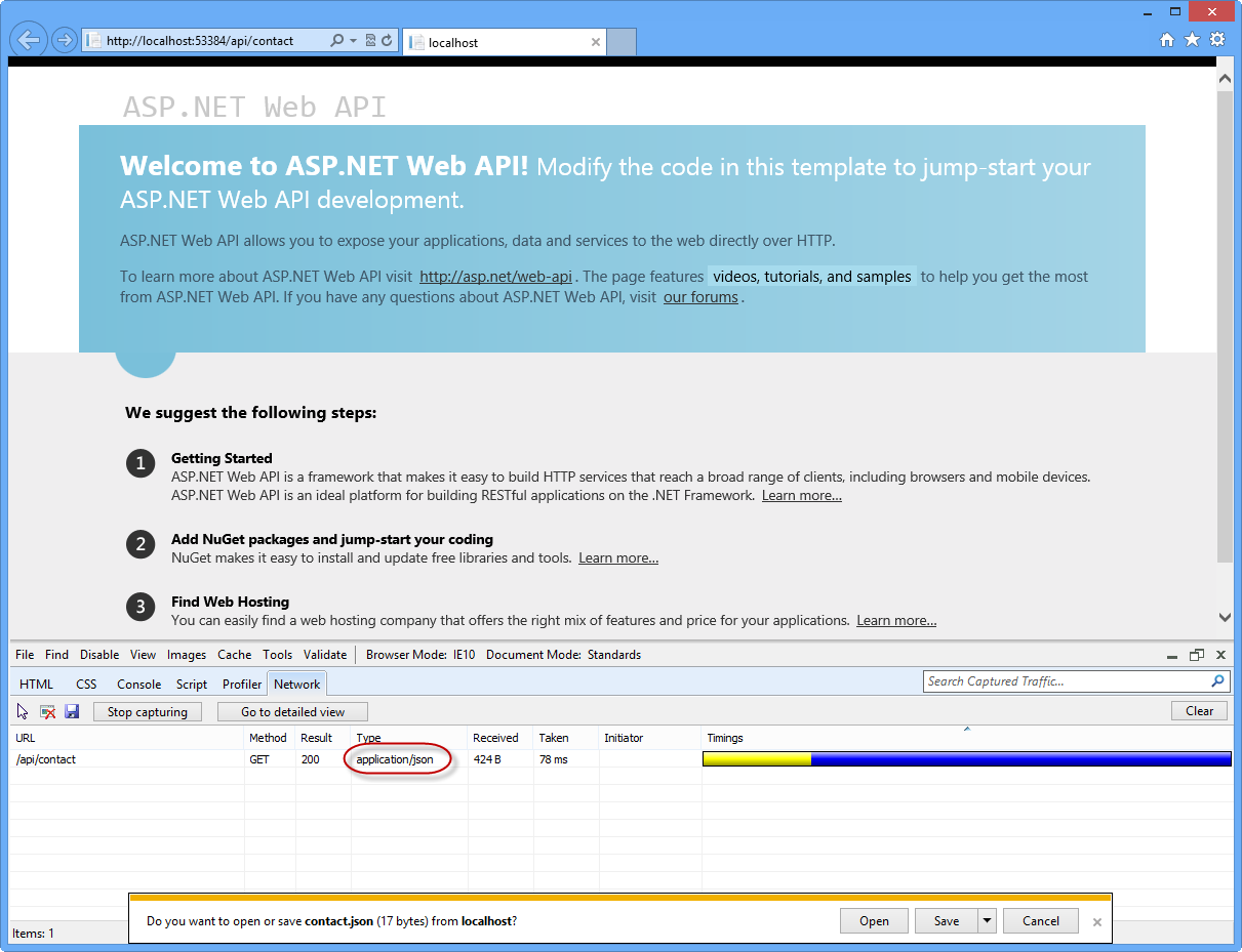 使用 Aspnet Web Api 生成 Restful Api Aspnet 4x Microsoft Learn