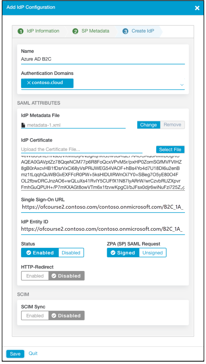 教程 使用 Azure Active Directory B2c 配置 Zscaler Private Access Azure Ad B2c Microsoft Learn