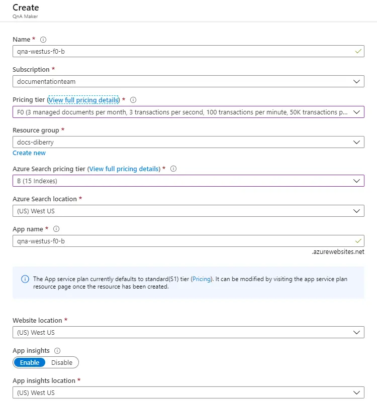 Azure 资源 - QnA Maker - Azure AI services | Microsoft Learn Azure 资源 - QnA Maker - Azure AI services | Microsoft Learn