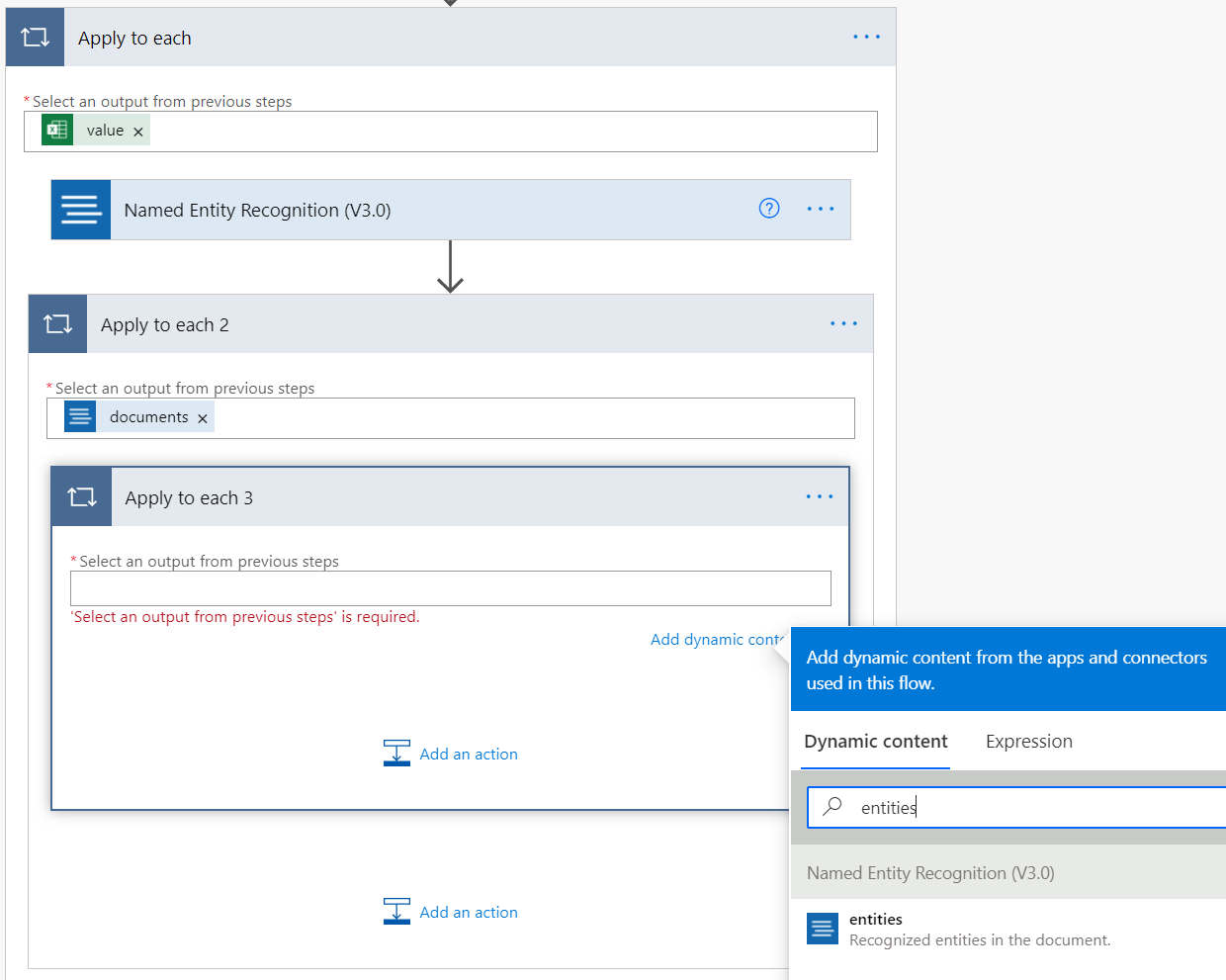 使用 Power Automate 在 Excel 中提取信息 Azure Ai Services Microsoft Learn