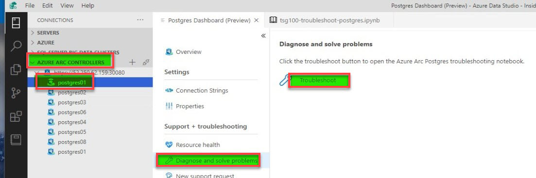 Postgresql 服务器故障排除 Azure Arc Microsoft Learn