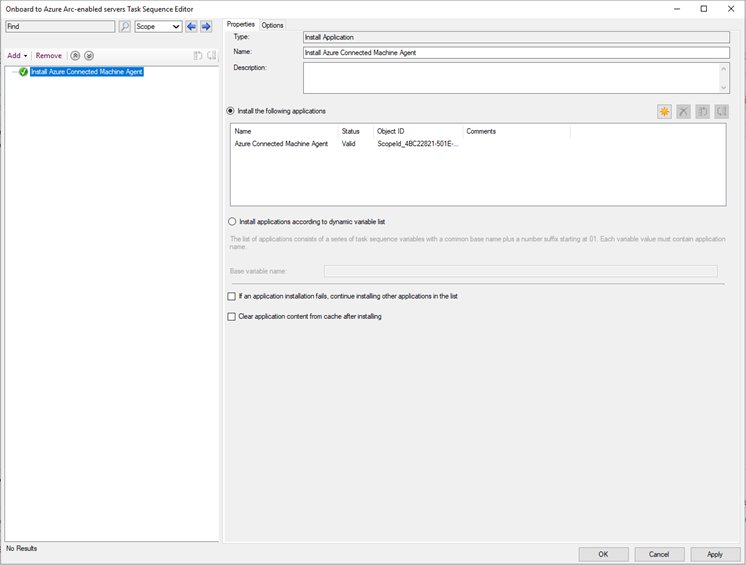 使用 Configuration Manager 自定义任务序列大规模连接计算机 Azure Arc Microsoft Learn