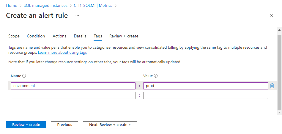 为 Azure Sql 托管实例设置警报和通知（azure 门户） Azure Sql Managed Instance Microsoft Learn