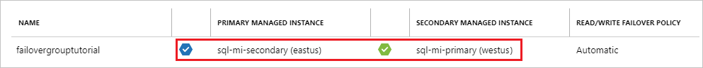 教程：将 Sql 托管实例添加到故障转移组 Azure Sql Managed Instance Microsoft Learn