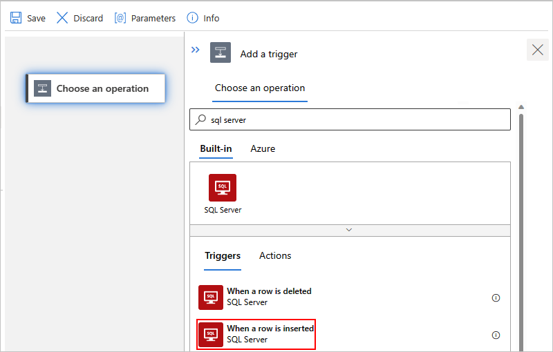 从工作流连接到 Sql 数据库 Azure Logic Apps Microsoft Learn