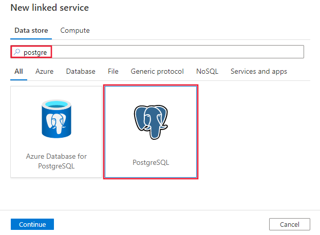 从 Postgresql V1 复制数据 Azure Data Factory And Azure Synapse Microsoft Learn