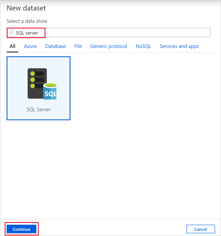 使用 Azure 门户将数据从 Sql Server 复制到 Blob 存储 Azure Data Factory Microsoft Learn