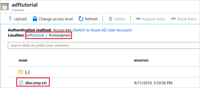 使用 Powershell 将数据从 Sql Server 复制到 Blob 存储 Azure Data Factory Microsoft Learn