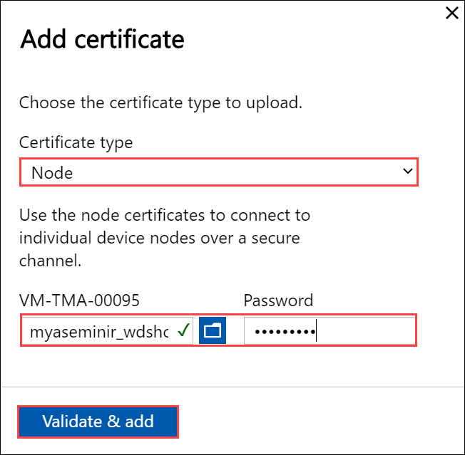 教程:在 Azure 门户中配置 Azure Stack Edge Mini R 设备的证书 Microsoft Learn