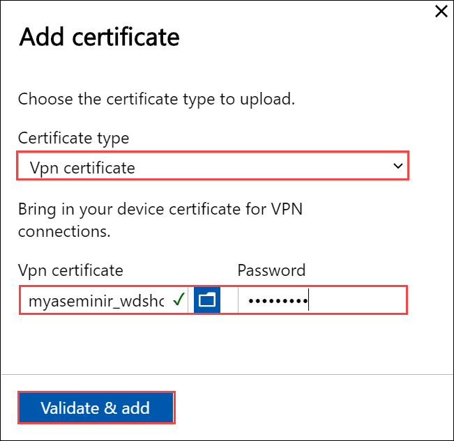 教程:在 Azure 门户中配置 Azure Stack Edge Mini R 设备的证书 Microsoft Learn