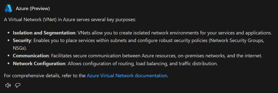 快速入门 使用 Github Copilot For Azure 预览版生成和部署应用程序 Github Copilot For Azure Microsoft Learn