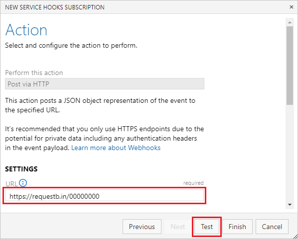 使用 Azure Devops 的 Webhook Azure Devops Microsoft Learn