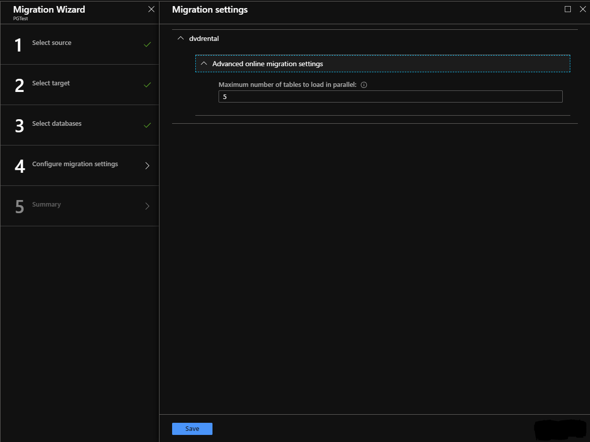 教程:通过 Azure 门户将 Postgresql 迁移到 Azure Db For Postgresql Azure Database Migration Service