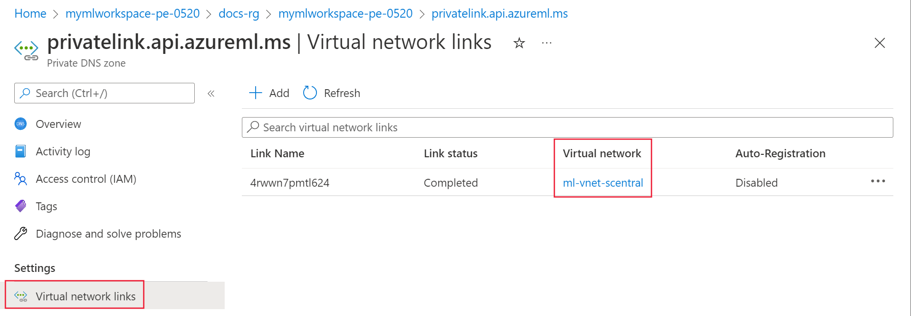 排查专用终结点连接问题 Azure Machine Learning Microsoft Learn