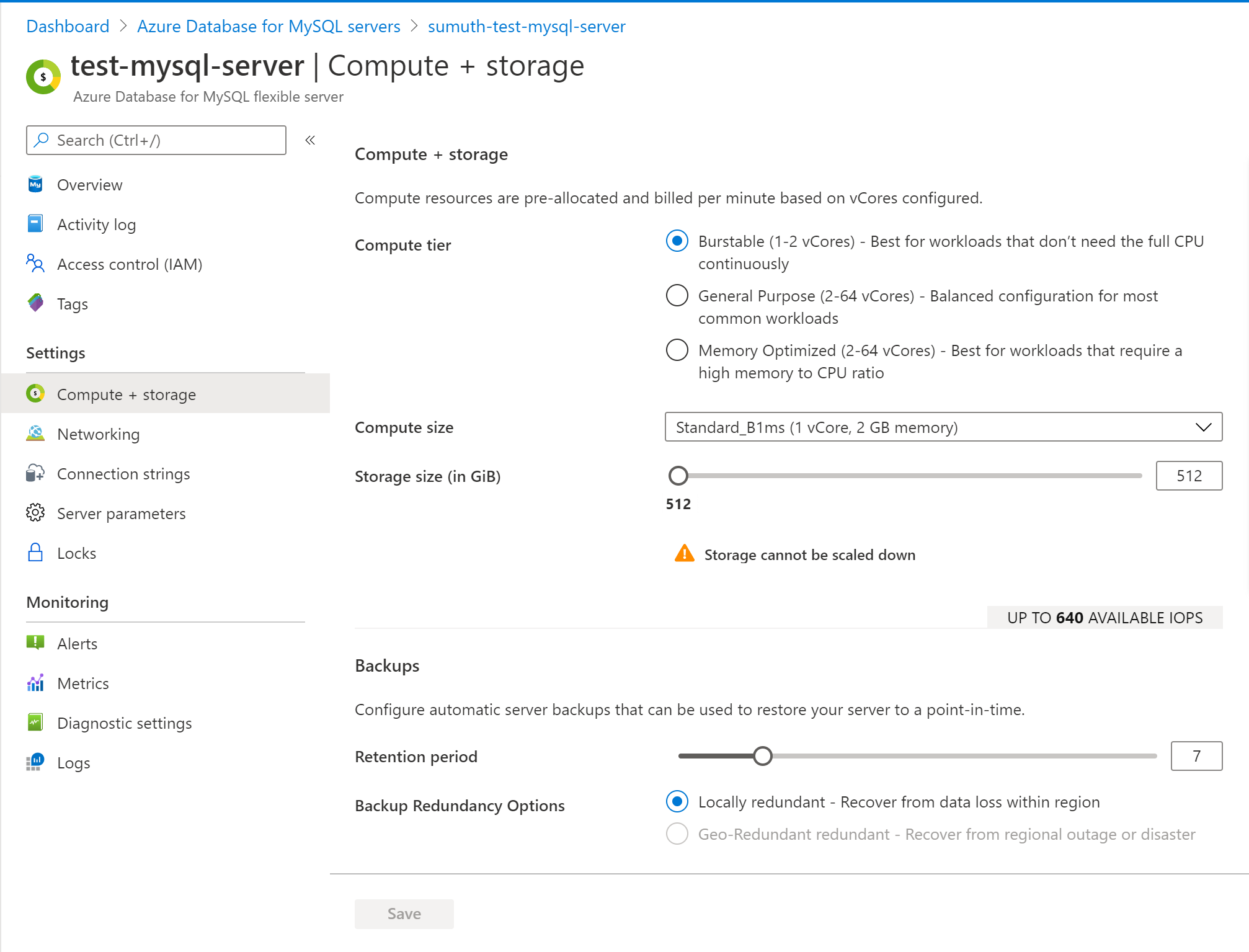 管理服务器 Azure 门户 Azure Database For Mysql Flexible Server Microsoft Learn