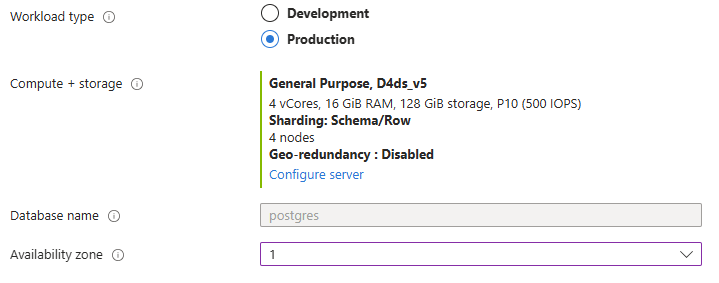快速入门:使用 Azure 门户创建弹性群集 Azure Database For Postgresql Flexible Server Microsoft Learn