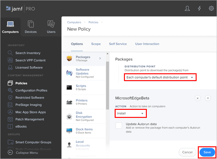使用 Jamf 自动部署用于 macOS 的 Microsoft Edge | Microsoft Learn 使用 Jamf 自动部署用于 macOS 的 Microsoft Edge | Microsoft Learn