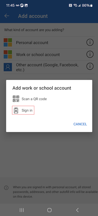 在 Android 和 Ios 设备上的 Authenticator 中注册通行密钥 Microsoft Entra Id Microsoft Learn