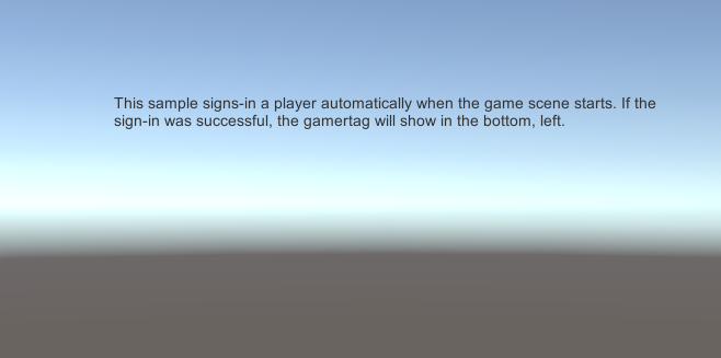 在 Unity 项目中使用示例场景 Microsoft Game Development Kit Microsoft Learn