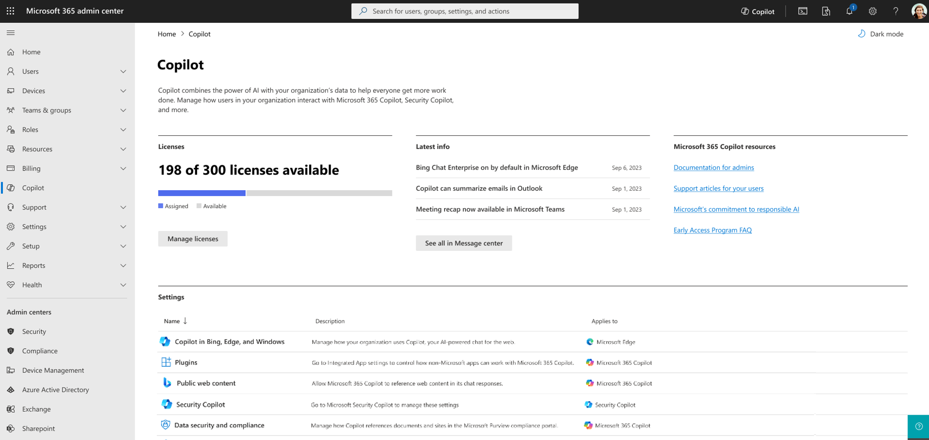 使用 Copilot 页管理 Microsoft Copilot for Microsoft 365 | Microsoft Learn 使用 Copilot 页管理 Microsoft Copilot for Microsoft 365 | Microsoft Learn