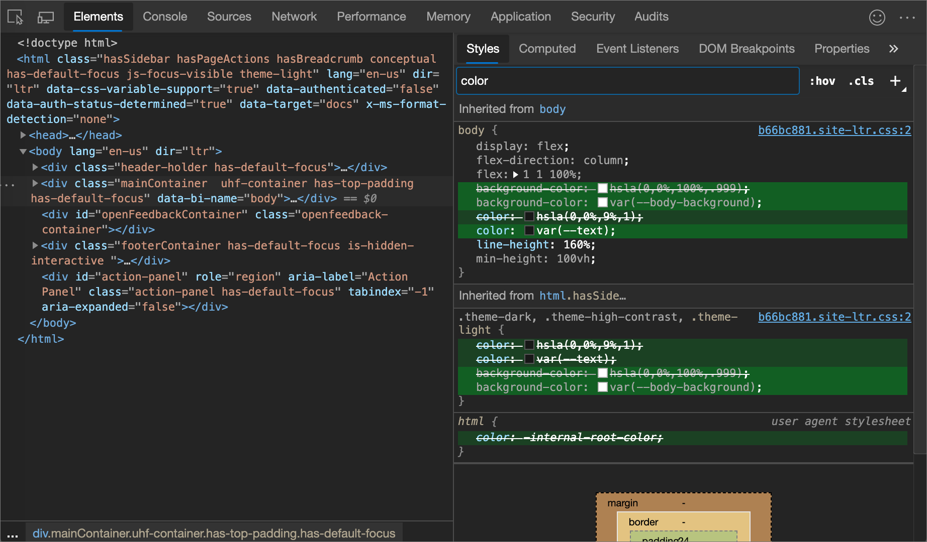 Css 功能参考 Microsoft Edge Developer Documentation Microsoft Learn