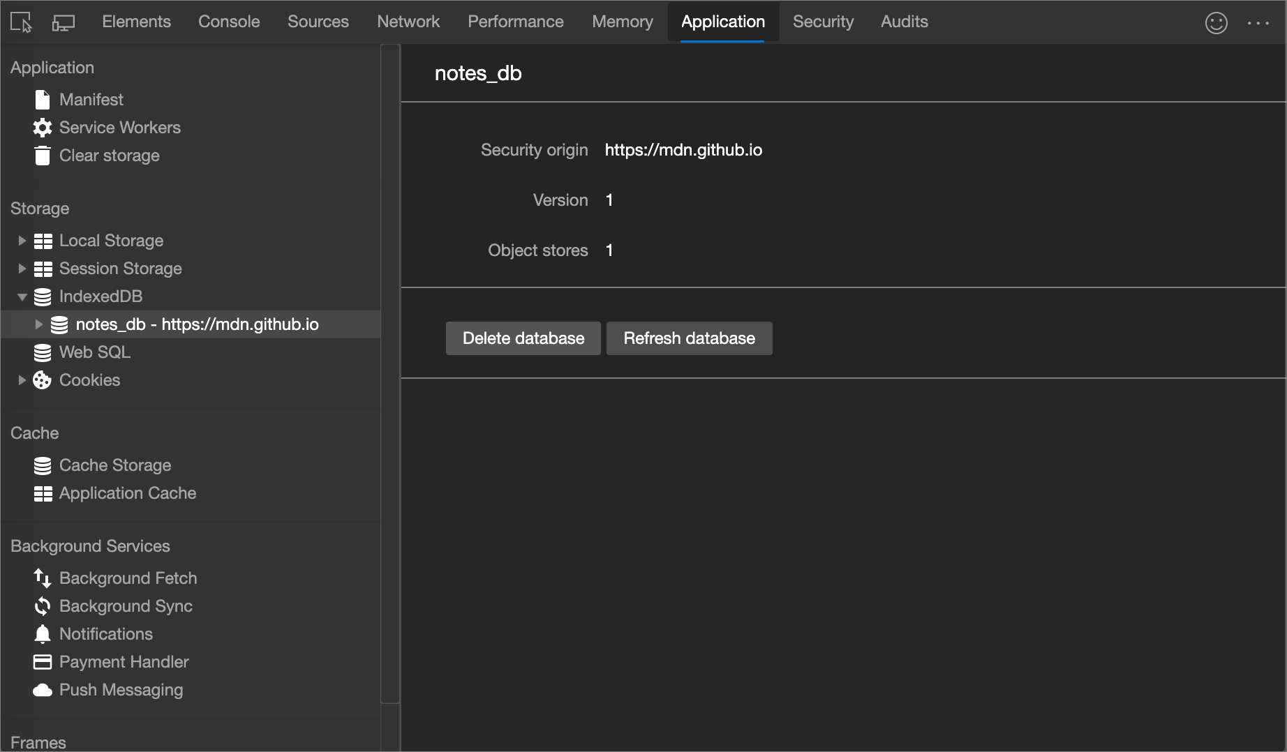 查看和更改 Indexeddb 数据 Microsoft Edge Development Microsoft Learn