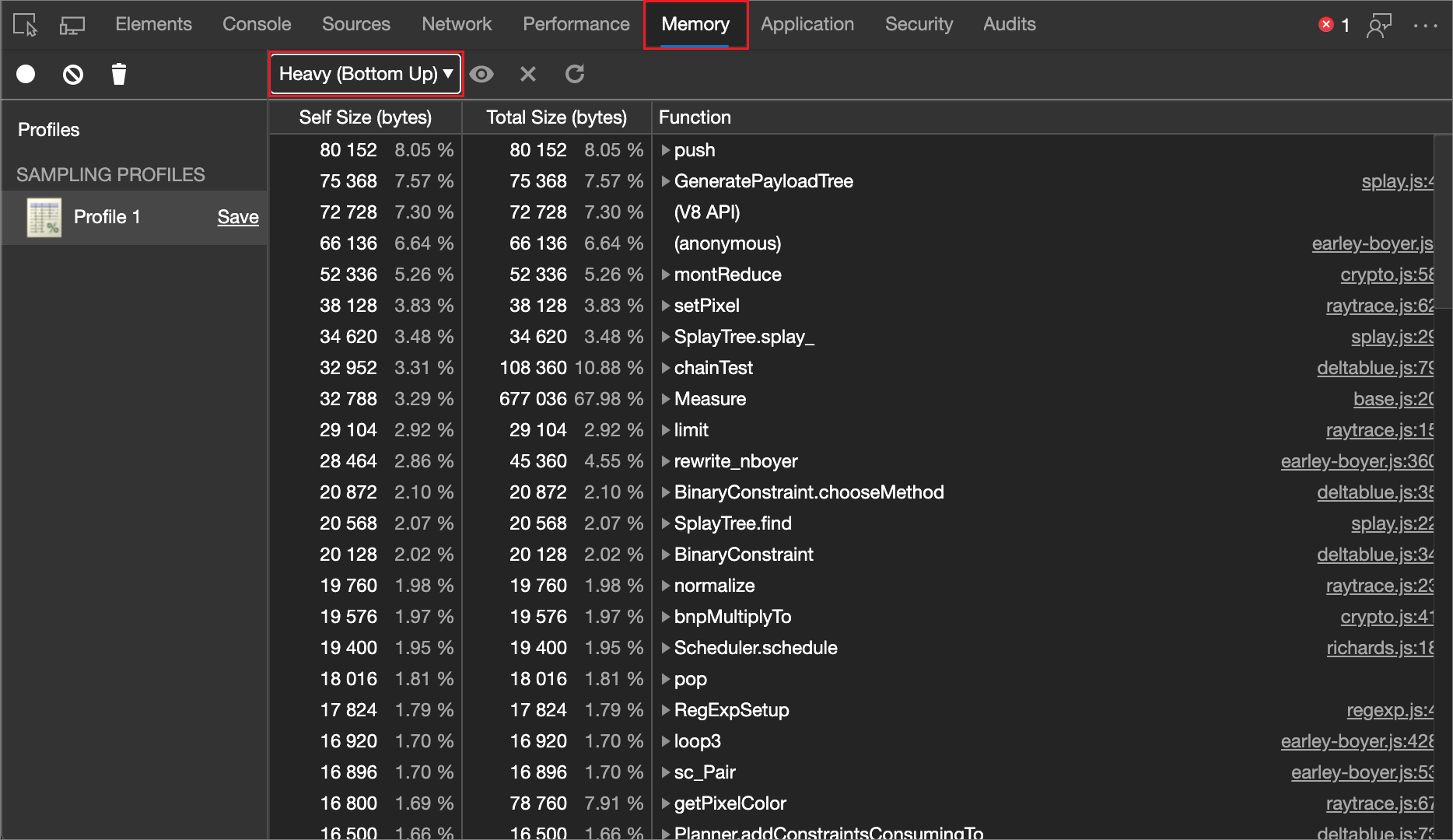 加快 Javascript 运行时 分配采样”分析类型 Microsoft Edge Developer Documentation Microsoft Learn