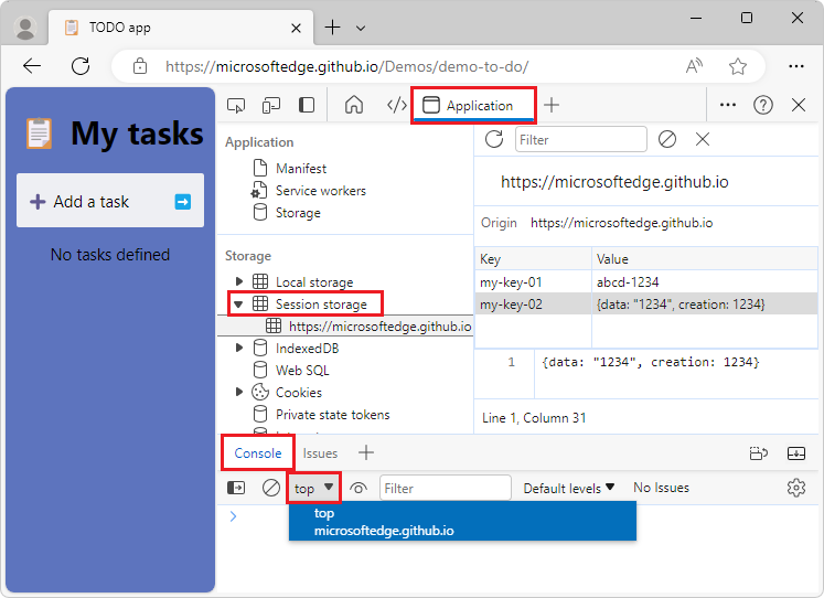 查看和编辑会话存储 Microsoft Edge Developer Documentation Microsoft Learn