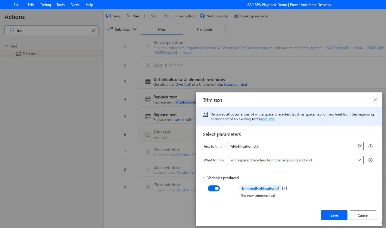 使用 Power Automate 从 Sap Gui Ui 中提取数据 Power Automate Microsoft Learn