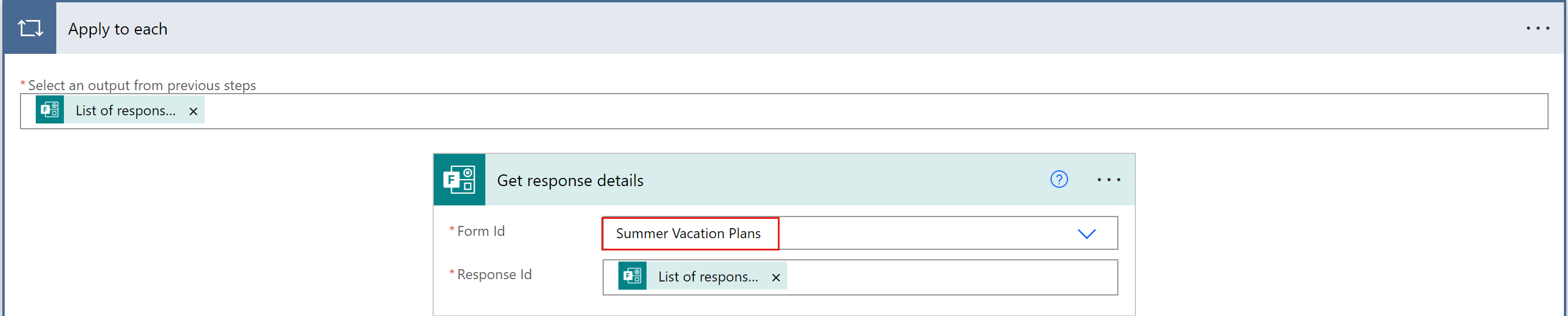 在 Power Automate 中使用 Microsoft Forms 的常用方法 Power Automate Microsoft Learn