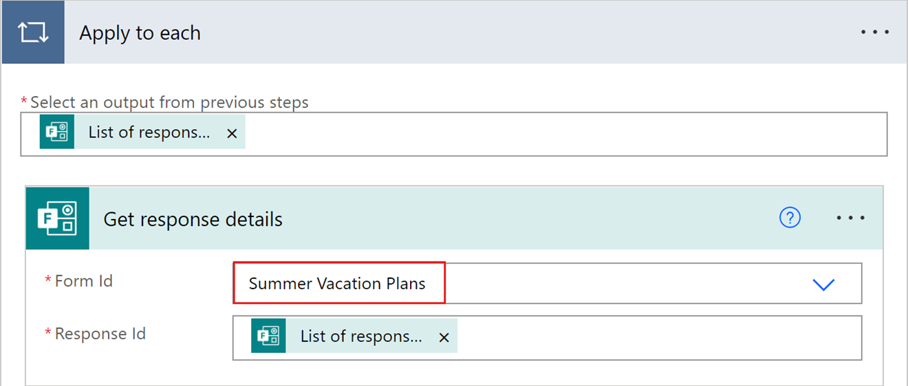 在 Power Automate 中使用 Microsoft Forms 的常用方法 Power Automate Microsoft Learn