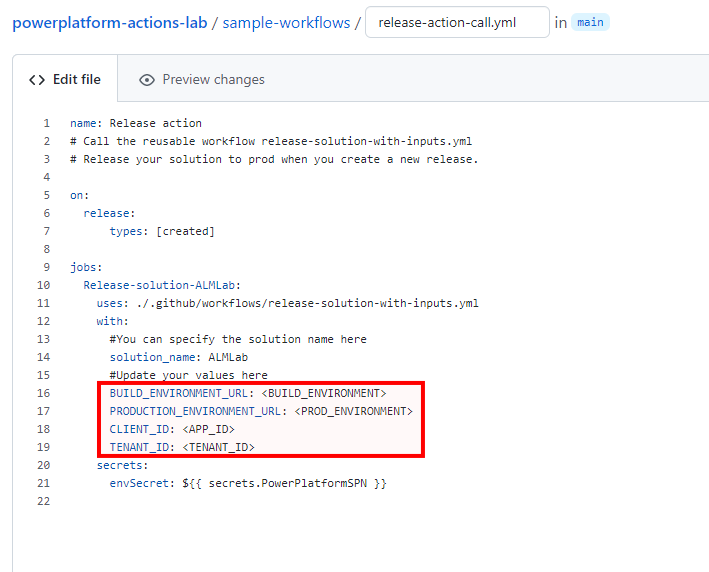 教程:使用适用于 Microsoft Power Platform 的 Github Actions 自动化解决方案部署 Power Platform Microsoft Learn