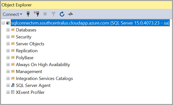 使用 SSMS 连接 Azure 虚拟机上的 SQL Server 并进行查询 - SQL Server Management Studio ... 使用 SSMS 连接 Azure 虚拟机上的 SQL Server 并进行查询 - SQL Server Management Studio ...