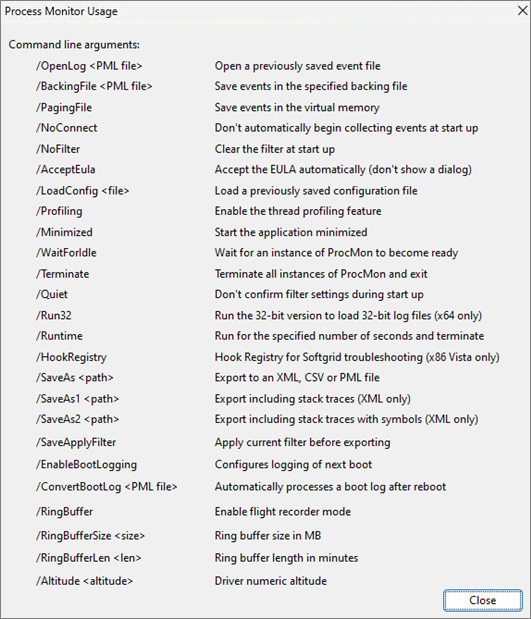 使用进程监视器对应用程序无法启动进行故障排除 Windows Client Microsoft Learn