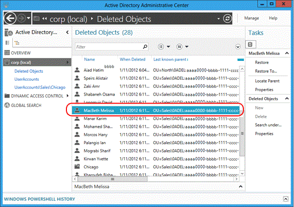 Advanced AD DS Management Using Active Directory Administrative Center ... Advanced AD DS Management Using Active Directory Administrative Center ...