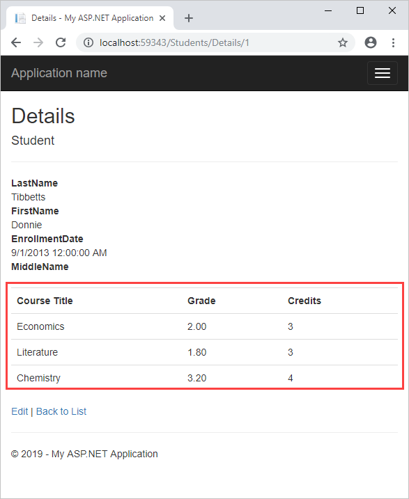 教學課程：使用 Aspnet Mvc 應用程式自訂 Ef Database First 的檢視 Microsoft Learn
